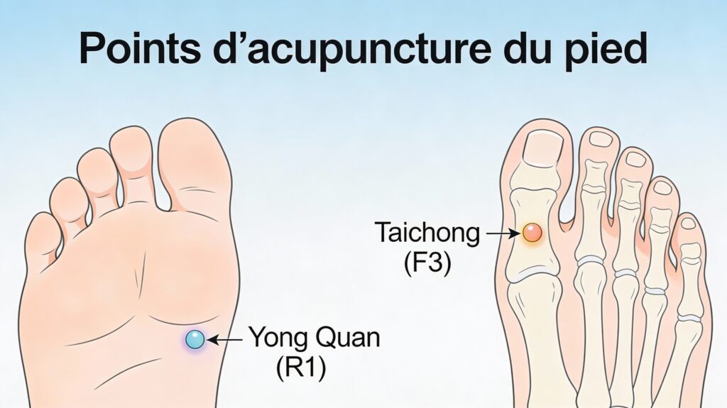 Points d’acupuncture du pied : localisation, bienfaits et auto ...